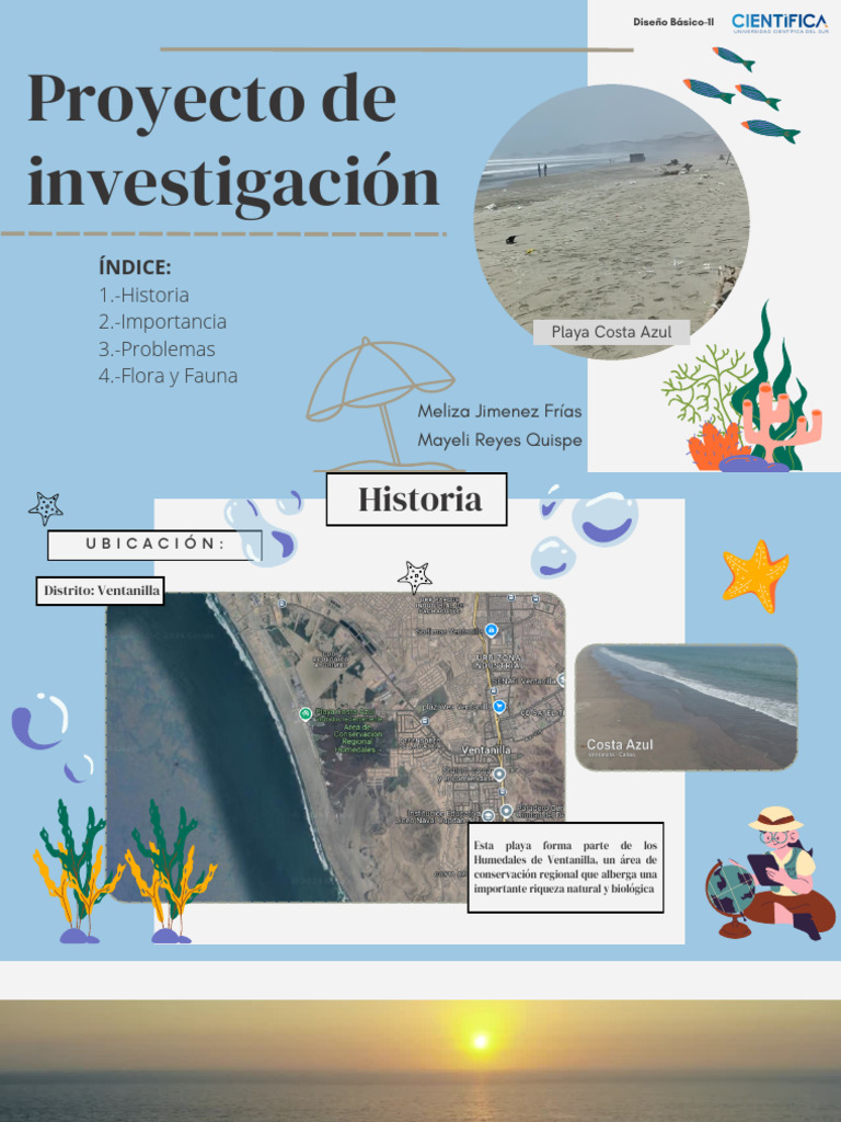 Proyecto Playa Costa Azul | PDF | Ciencias de la Tierra | Entorno natural