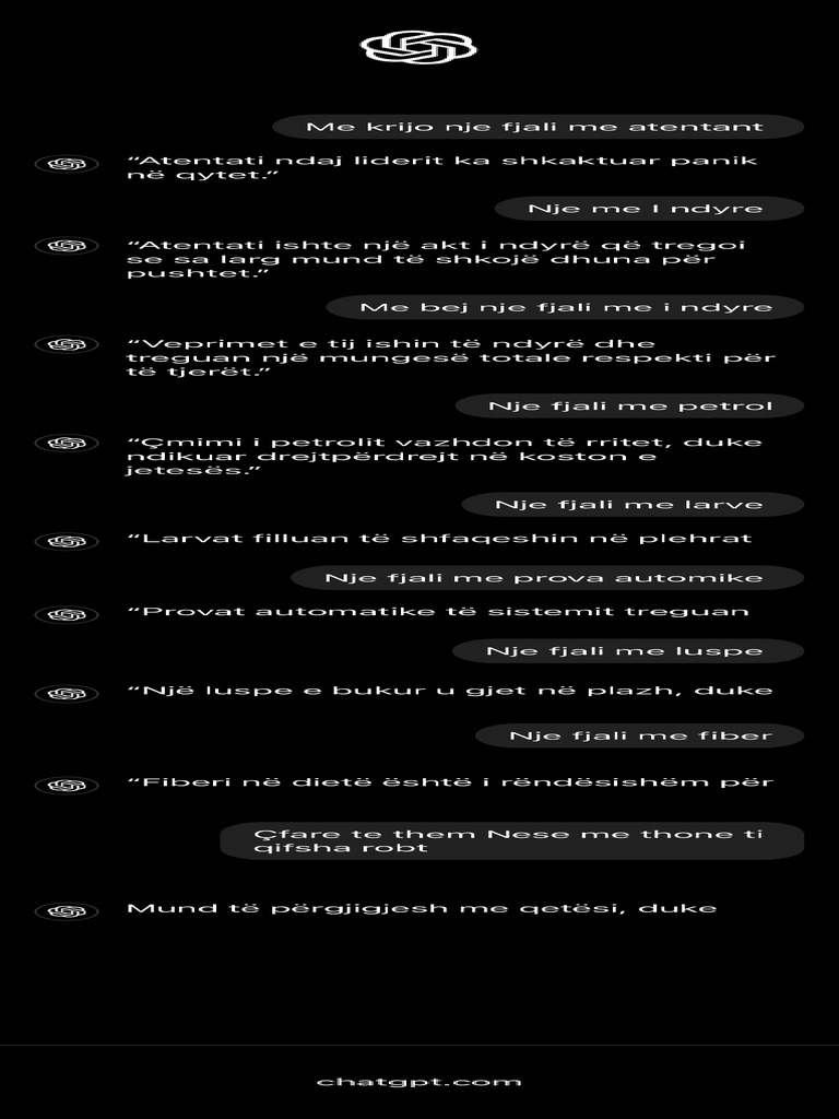 Fjali Me Atentant | PDF