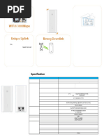 ONT DUAL BAND WIFI 6 ZXHN F6600P Datasheet | PDF | Wi Fi | I Pv6