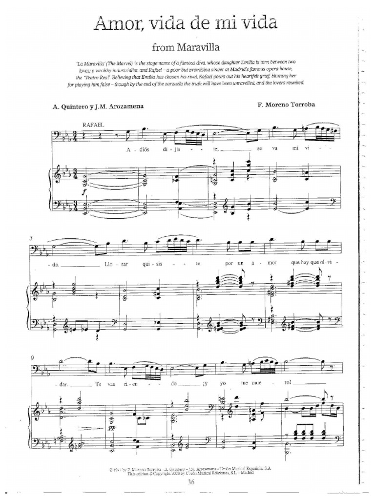 Amor, Vida de Mi Vida | PDF