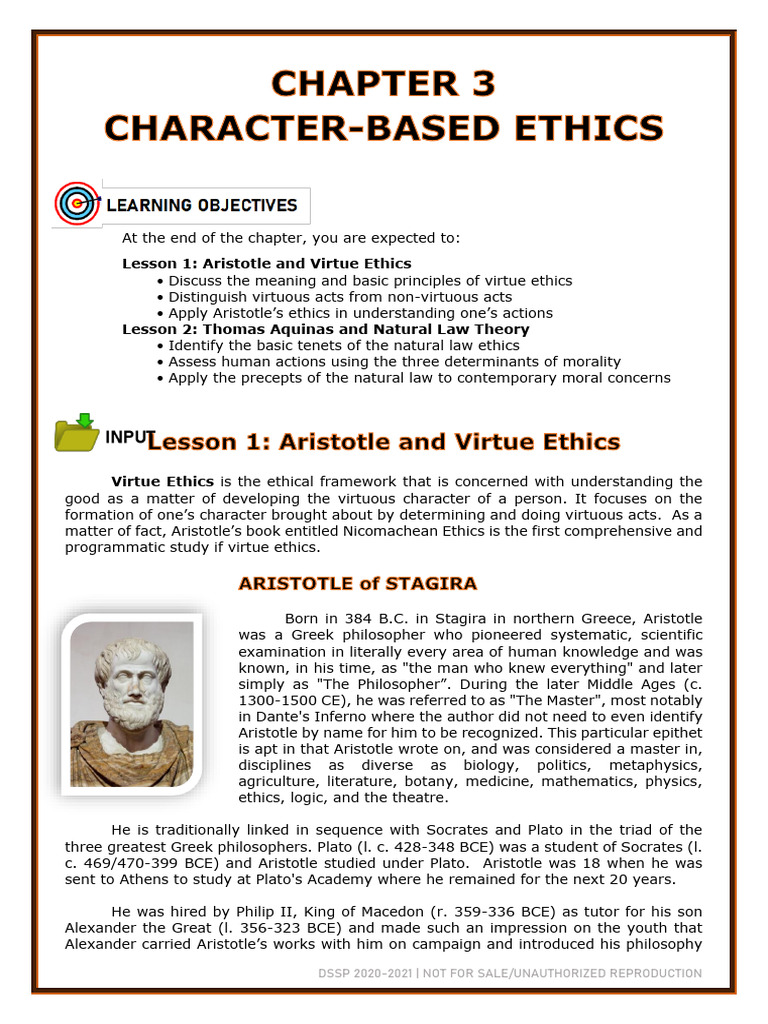 Aristotle's Virtue Ethics Explained | PDF | Virtue | Virtue Ethics