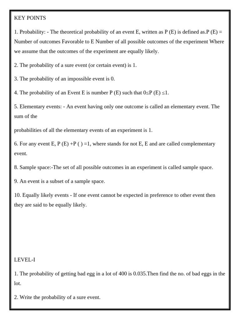 probability | PDF | Probability | Mathematics