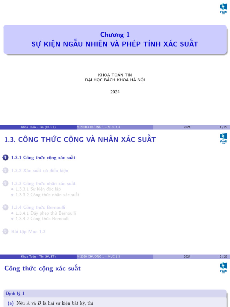 MI2020 Chap1 1.3 FAMI | PDF