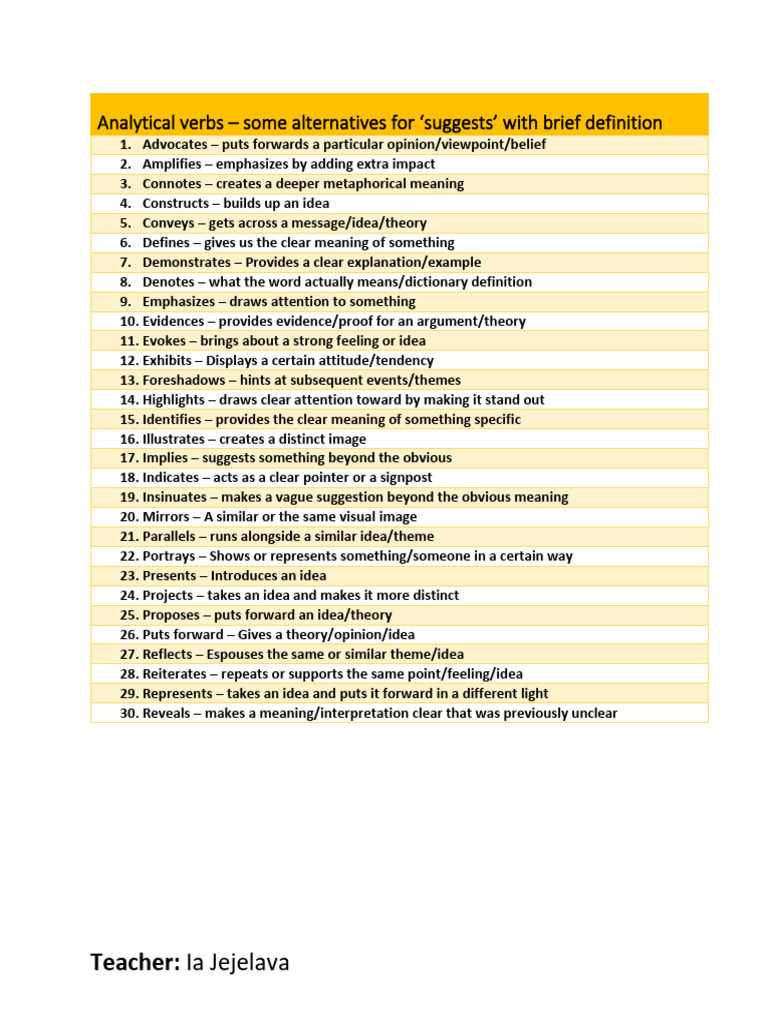 Analytical+Verb 3 | PDF