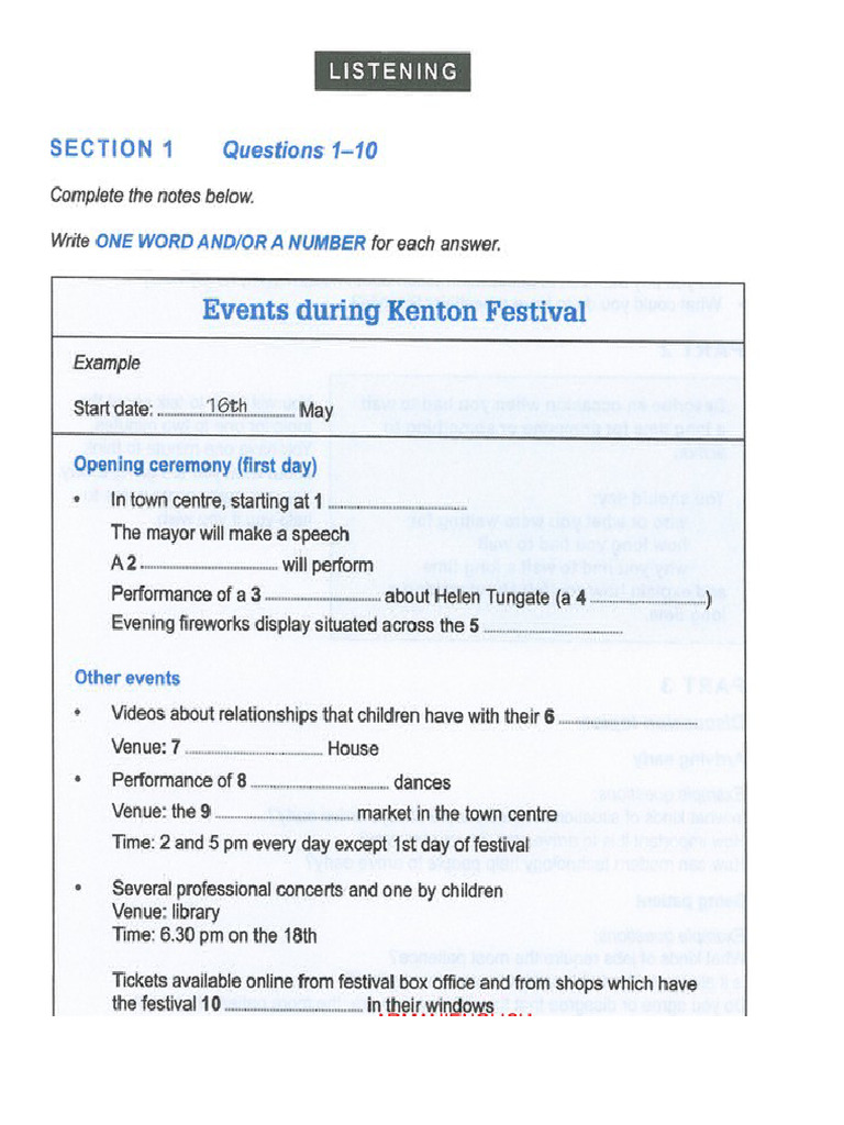 Listening Test 6 | PDF