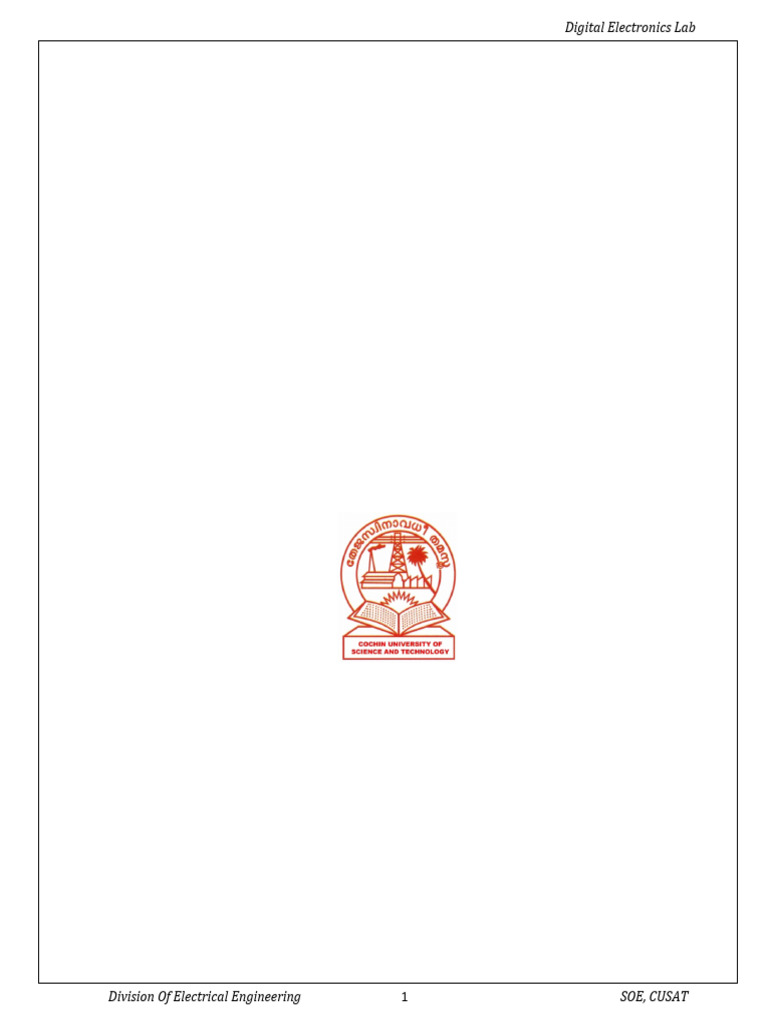 Digital Lab Manual Printer Friendly | PDF | Logic Gate | Digital ...