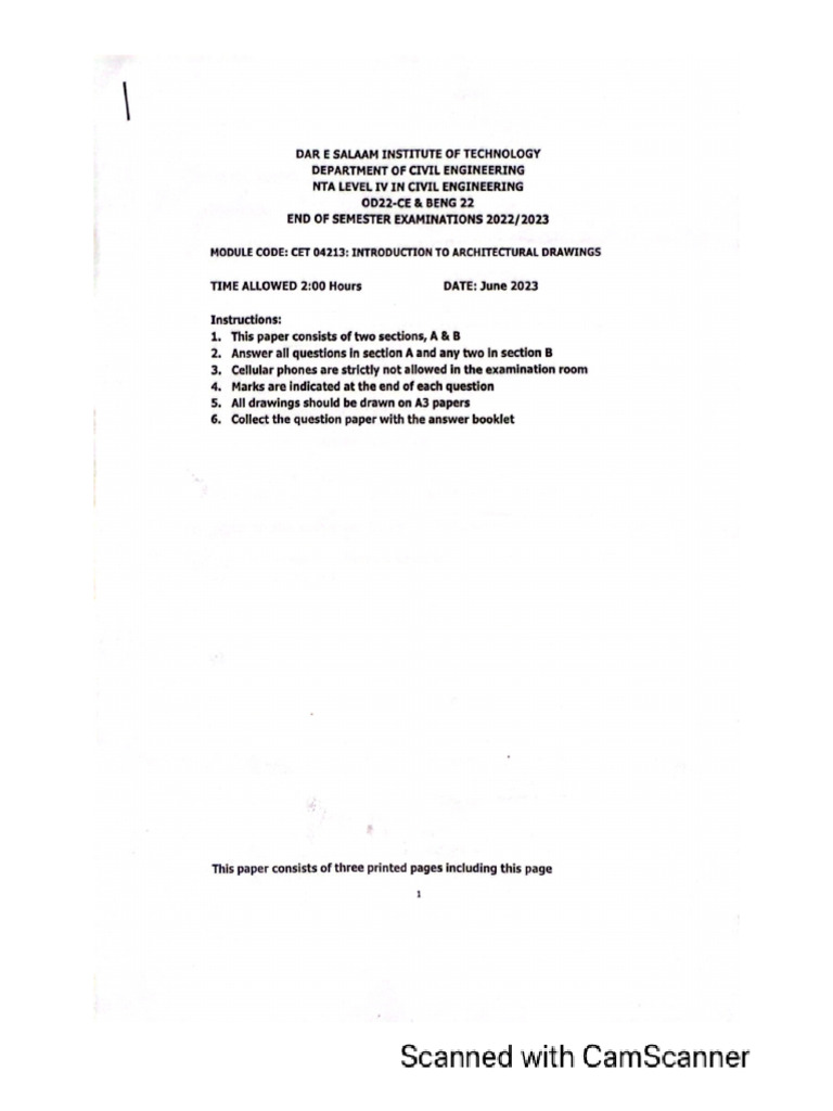 Civil Engineering Possicible Questions | PDF