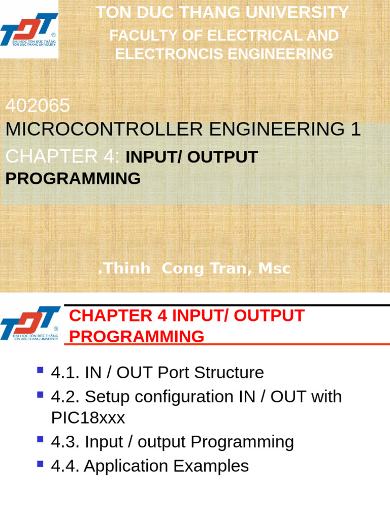 Microcontroller Engineering1 - Chapter 4 | PDF | Electrical Engineering | Computer Science