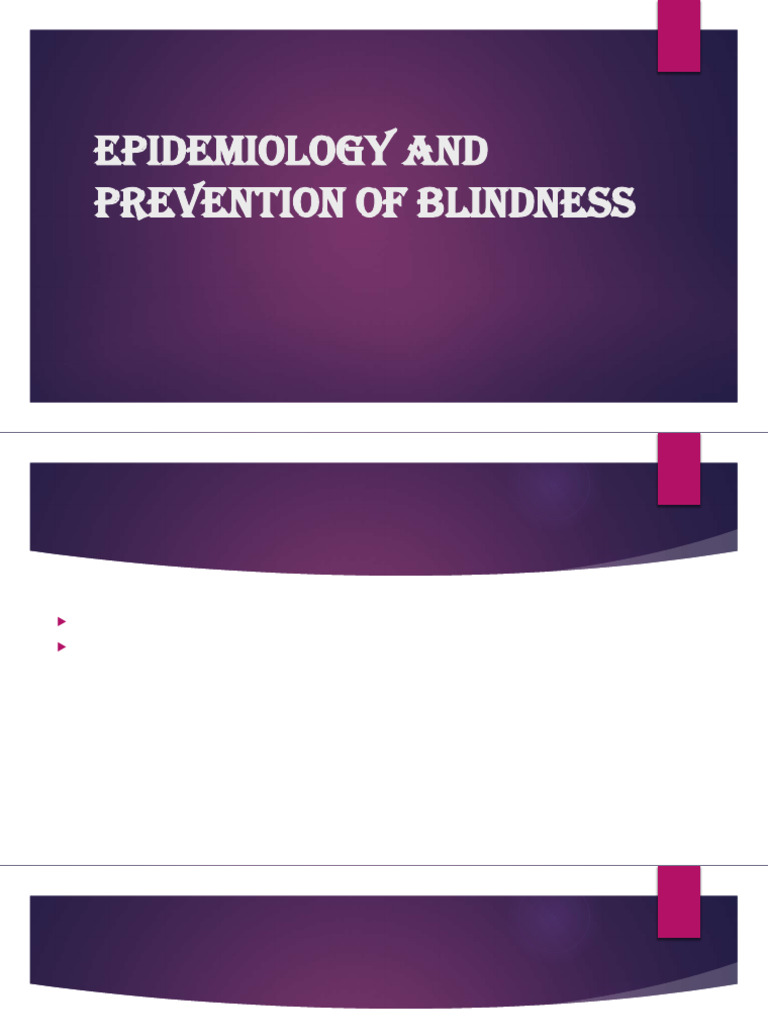 Blindness Prevention for Students | PDF | Visual Impairment | Ophthalmology