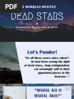 Lesson Plan - Dead Stars | PDF
