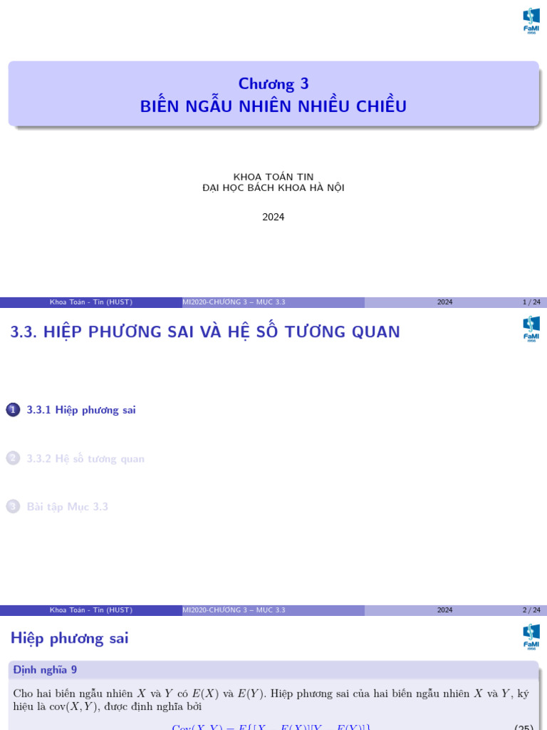 MI2020 Chap3 3.3 FAMI | PDF