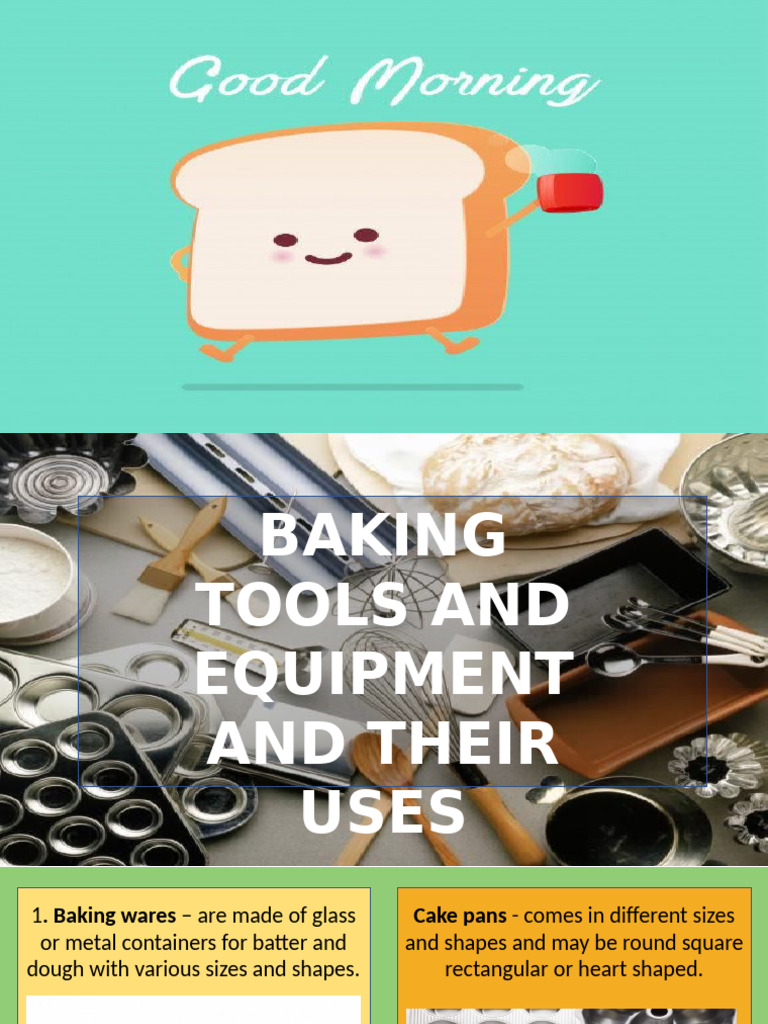 G 7 Baking Tools and Their Uses | PDF | Oven | Cakes