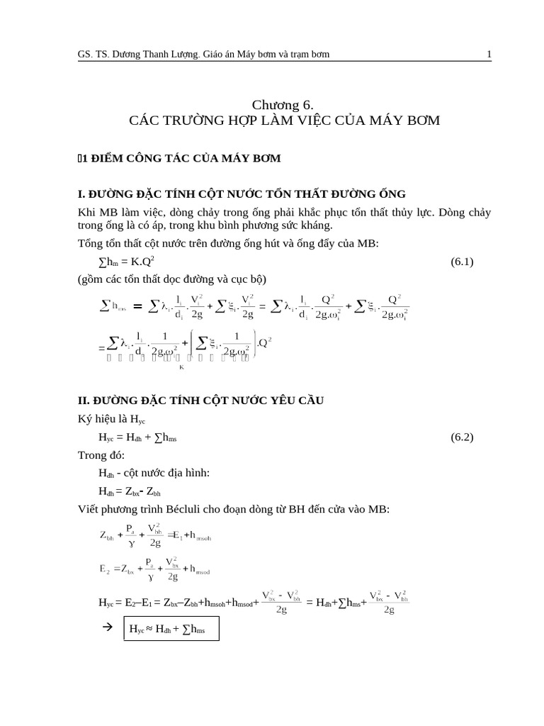 GA-C6. Diem Cong Tac Cua Tram Bom | PDF