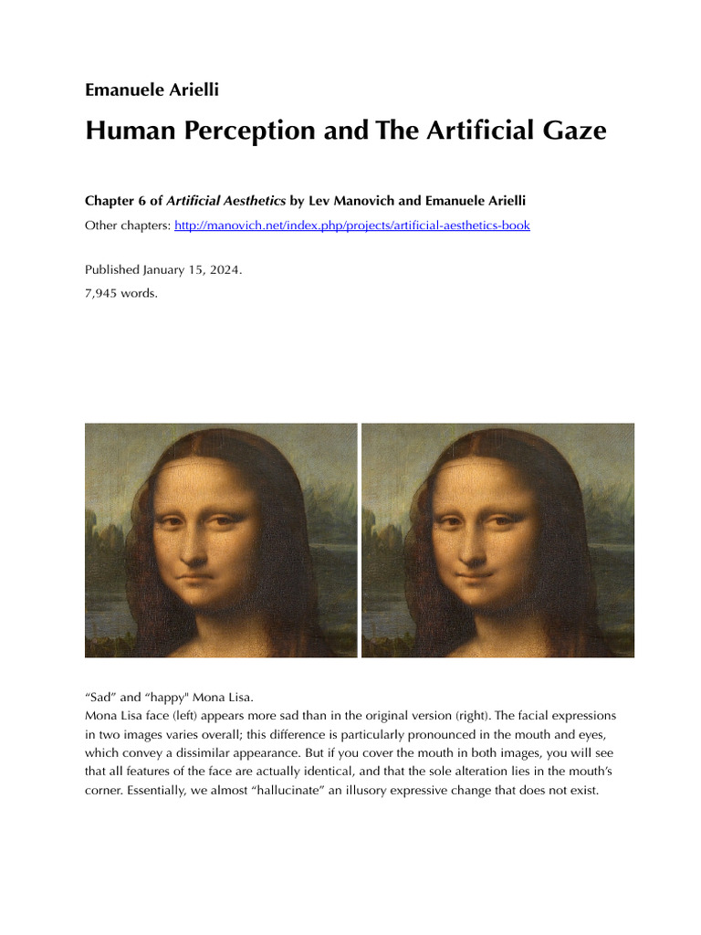 Human Perception & AI Vision | PDF | Perception | Illusion
