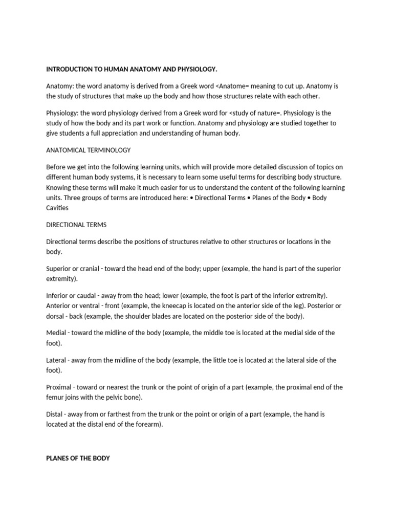 Anat & Physio Notes 1 | PDF | Muscle | Skeleton