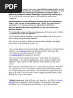 Impact of the Group Areas Act | PDF | Apartheid | Black People