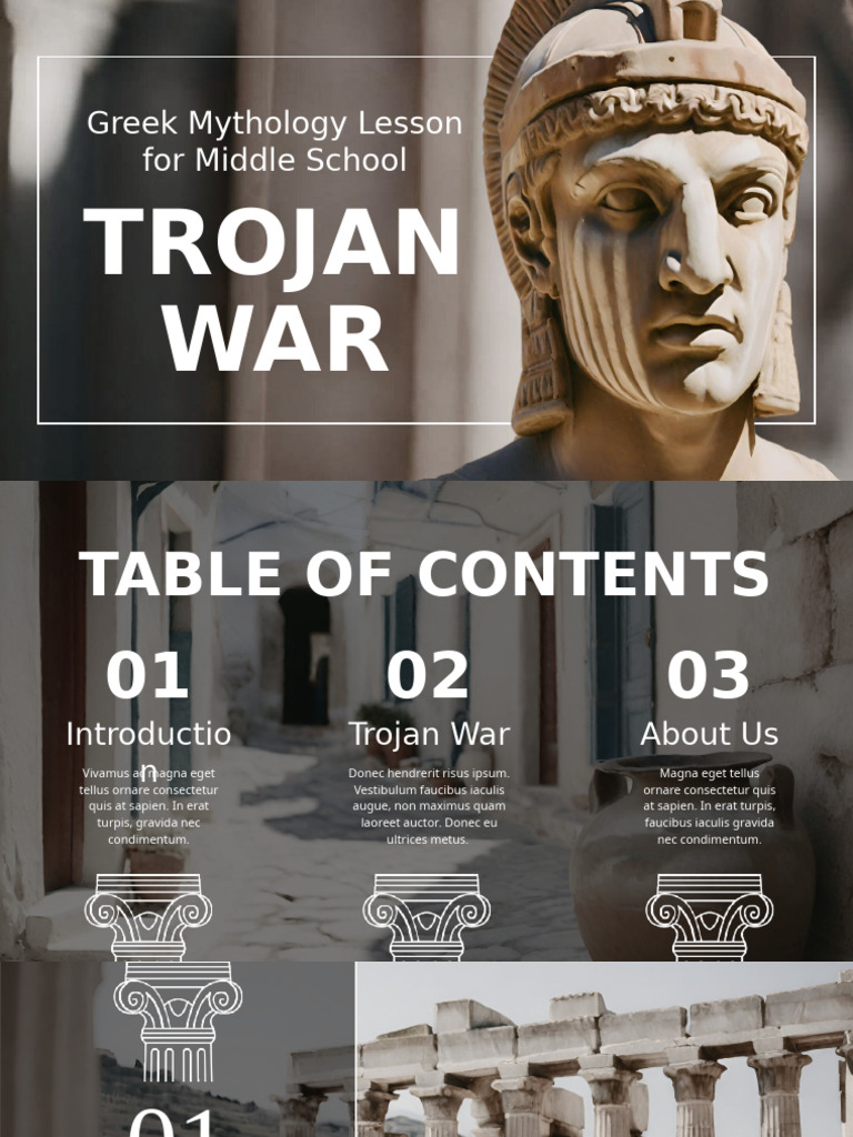 Bản sao của Greek Mythology Lesson for Middle School Trojan War | PDF ...