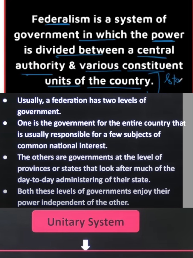 What Is Federalism ? | PDF