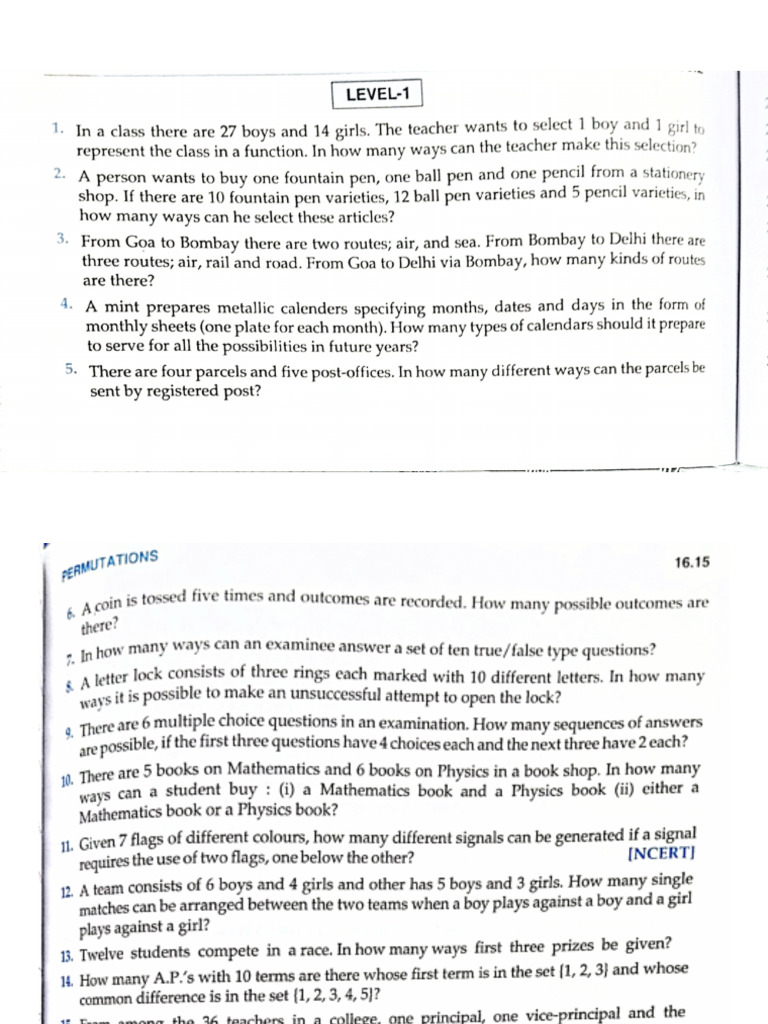 DPP 2 P and C with Answer key | PDF