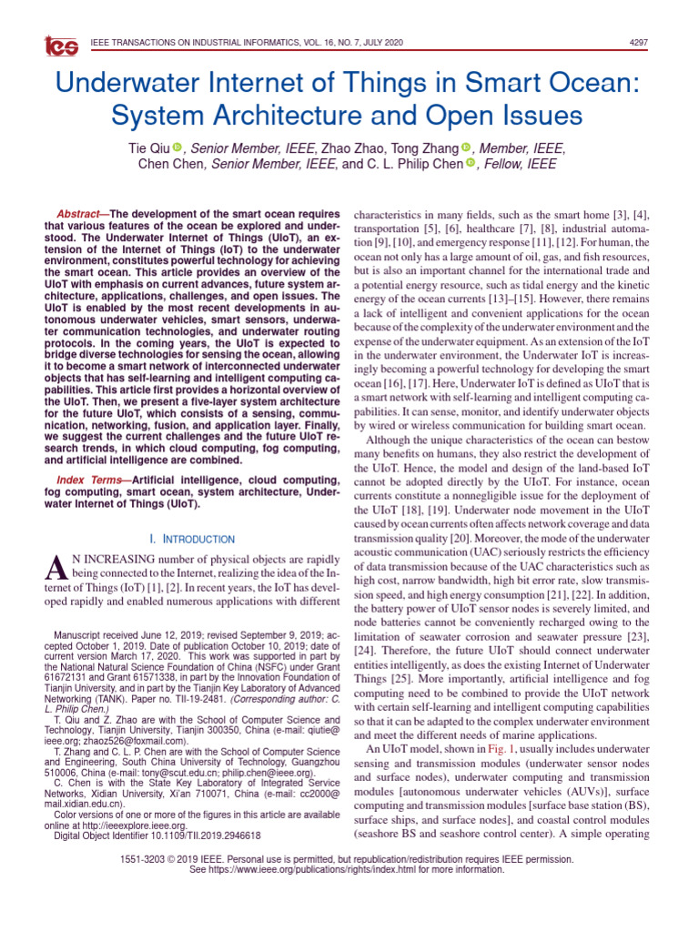 Paper 3 | PDF | Computer Network | Internet Of Things