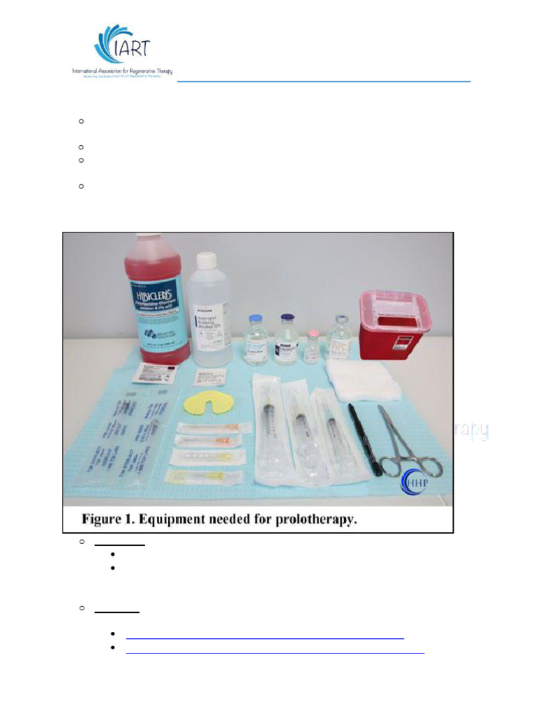 Prolotherapy Injection Techniques Guide | PDF | Knee | Ankle