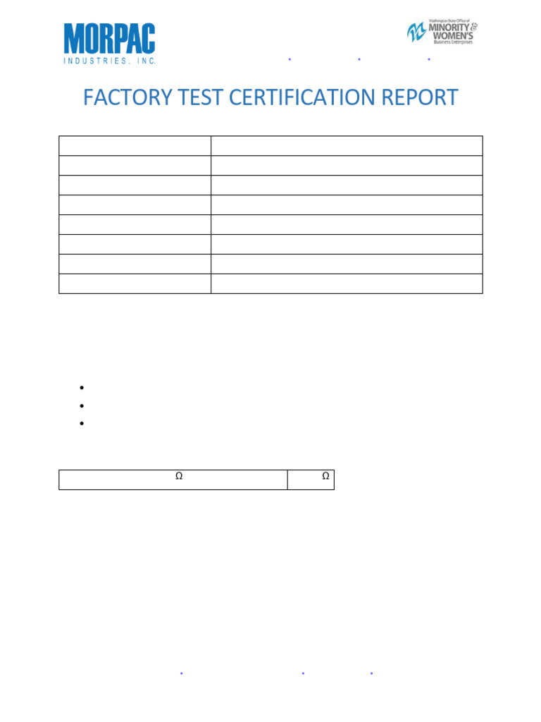 Factory Test Report - 209930 | PDF | Switch | Valve