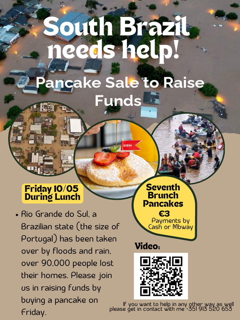 Pancake Sale for Flood Relief | PDF