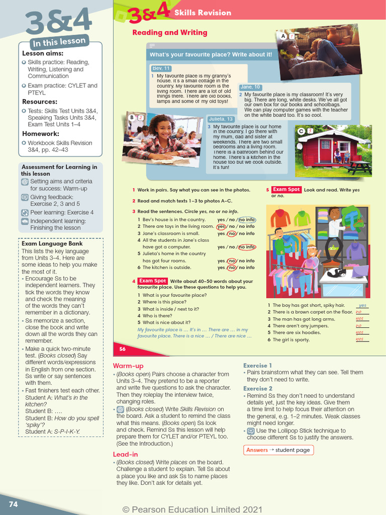 8 - GoGetter - L1 - TB - Skills - Revision - 3and4 | PDF