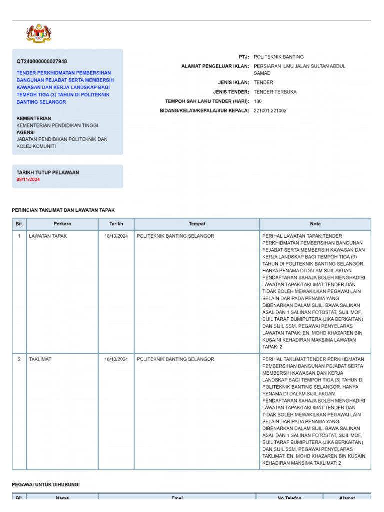 QT2400000000027948 KBK Poli Banting | PDF | Business | Finance & Money ...