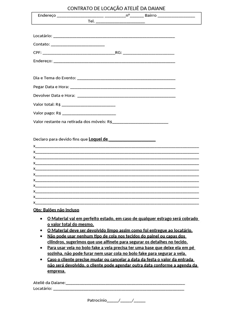 MODELO CONTRATO | PDF