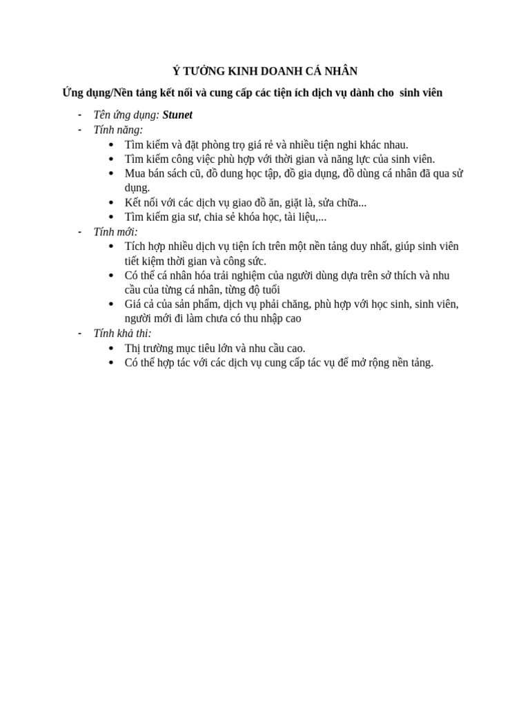 Ý Tư NG Kinh Doanh Cá Nhân | PDF