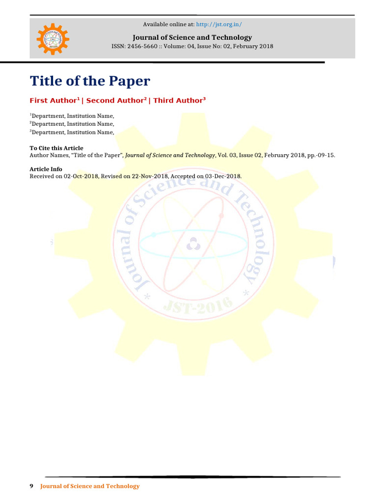 JST Paper Template-OTH 2 | PDF | Lactate Dehydrogenase | Skeletal Muscle