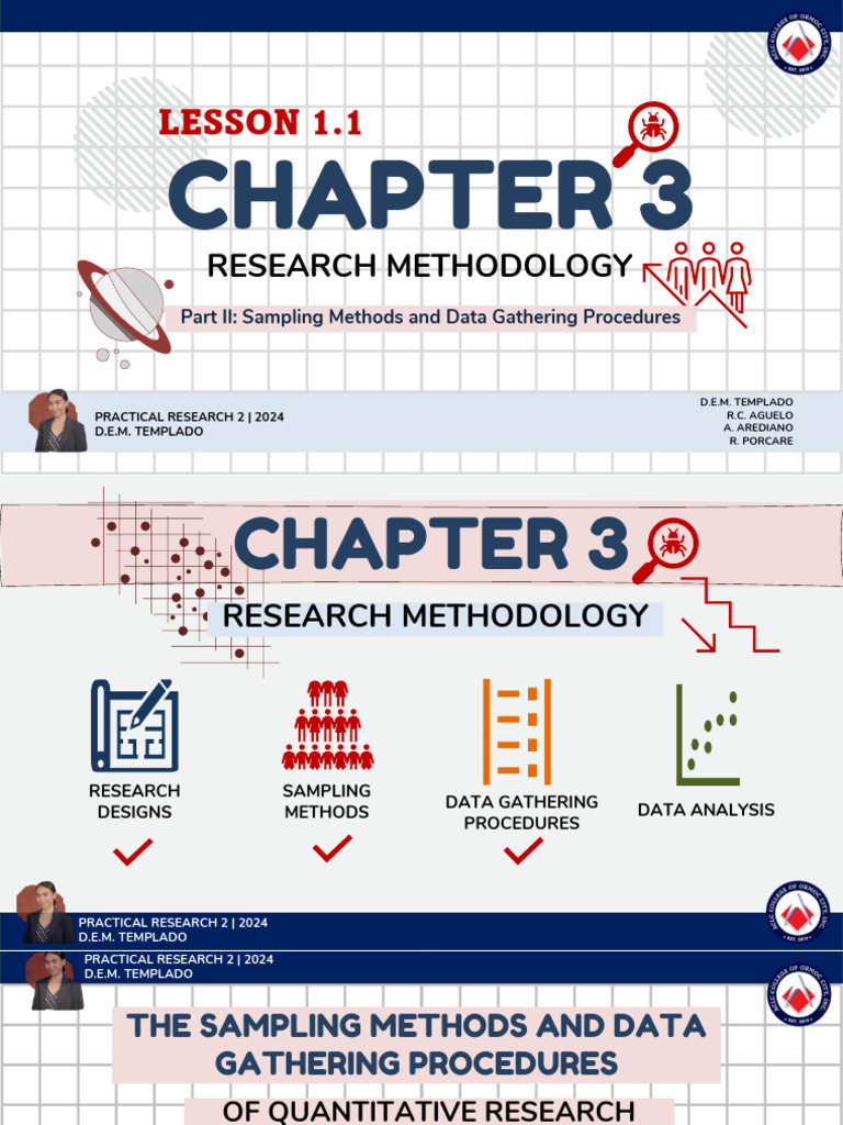 Pr2 Samplingdgp Ch.3 | PDF | Sampling (Statistics) | Sample Size Determination