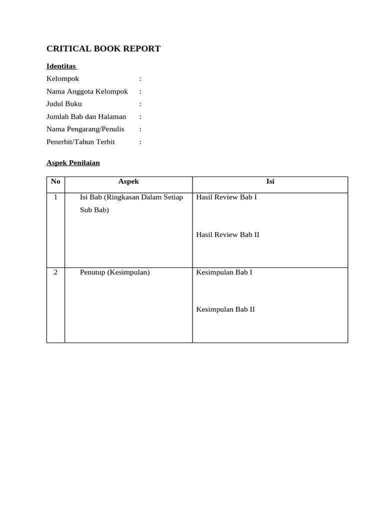 Format Tugas CBR | PDF