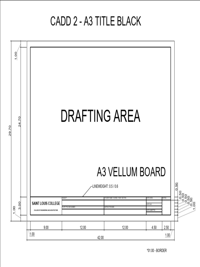 TITLE BLOCK Model | PDF
