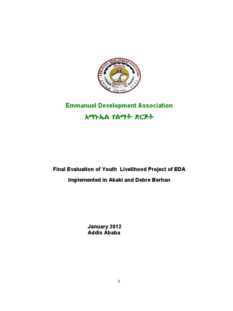 Final Evaluation of Youth Livelihood Project of EDA | PDF | Mentorship ...