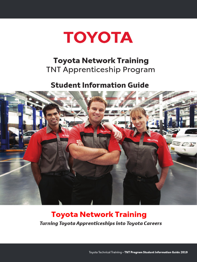 Tnt Apprenticeship Program Student Info Guide | PDF | Apprenticeship | Auto Mechanic