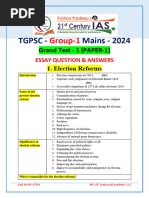 Handwritten Notes Class 10 Political Parties | PDF