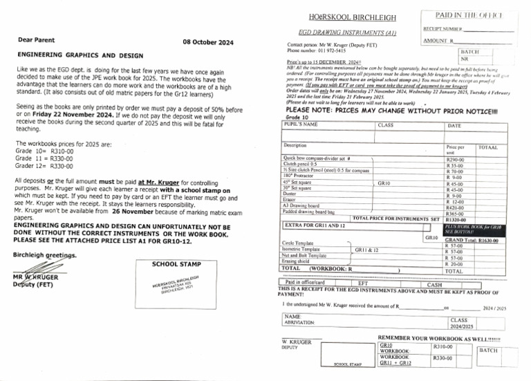 2024-5 Egd Instrument Form | PDF | Drawing | Tools