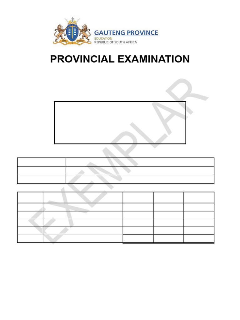 2023 GP G11 Nov Exam Accounting P2 Answer Book | PDF | Debits And ...