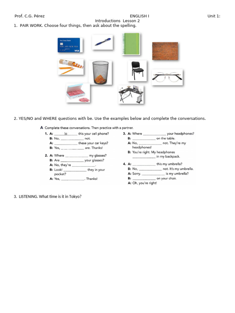 Unit 1 WKST Aug 13 Part 1 | PDF | English Language | Linguistics