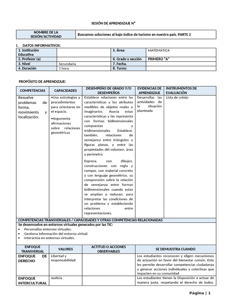 1º2º SES 5-MAT EXP 9 | PDF | Evaluación | Geometría
