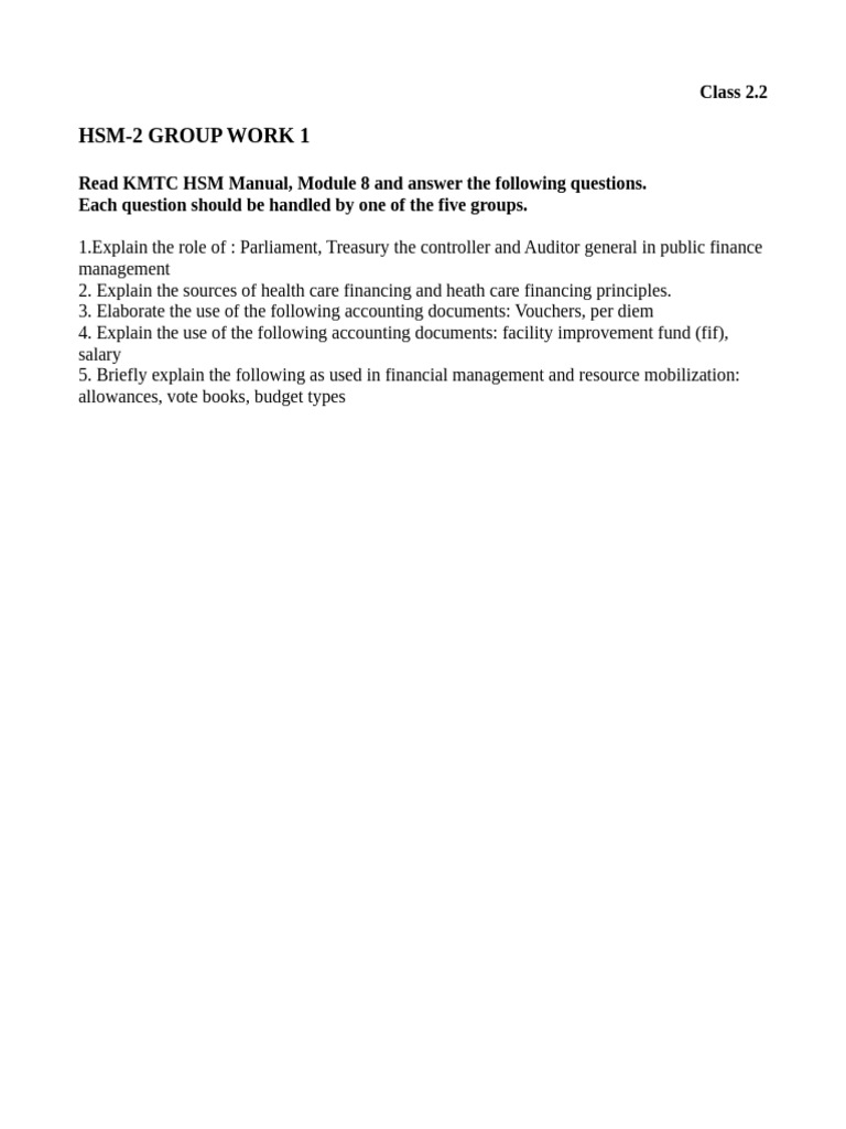 Hsm2 Groupwok1 2.2 | PDF