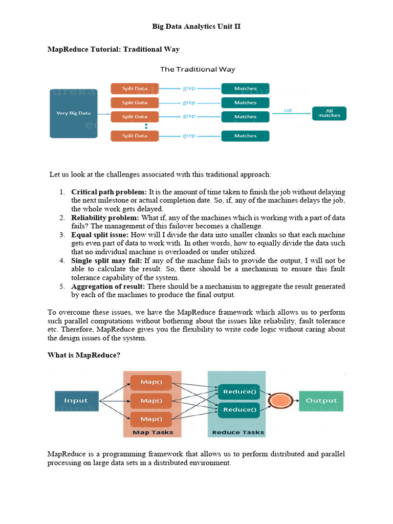 Traditional Way Vs Map Reduce Way and Steps in Mapreduce (Word Count ...