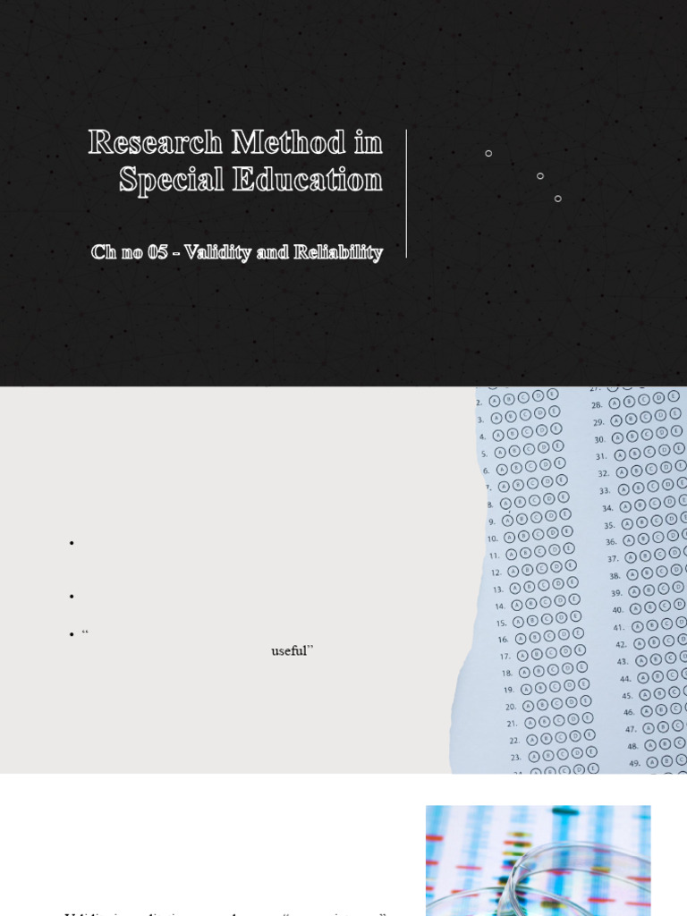 Research Chapter 05 HMM | PDF | Validity (Statistics) | Experiment