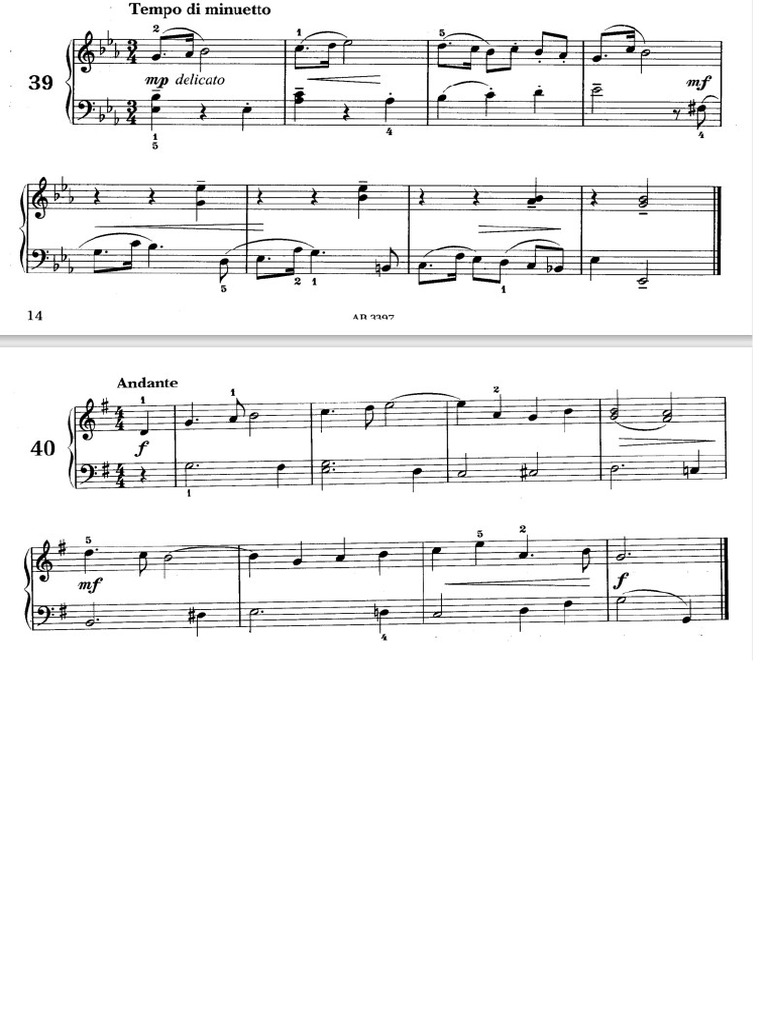 Sight Reading 39 & 40 | PDF