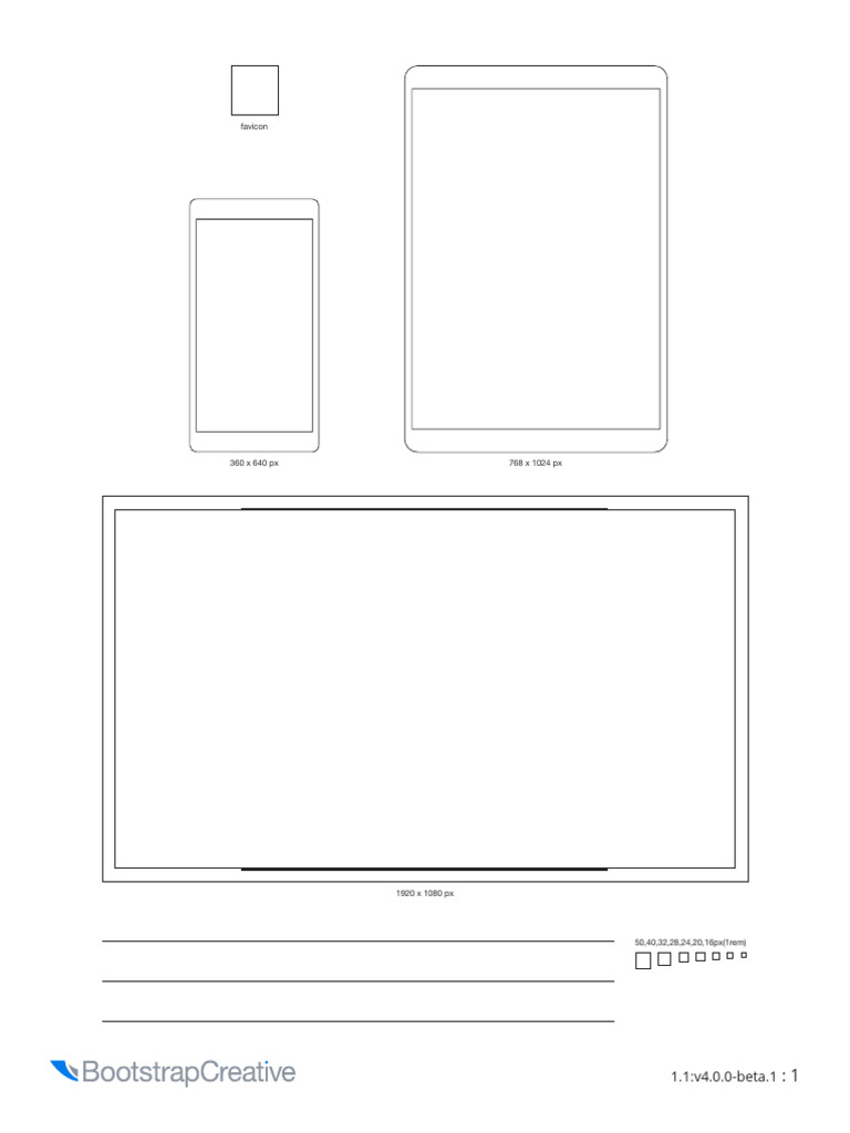 Design Wireframing Sketch Sheets 12 1 | PDF