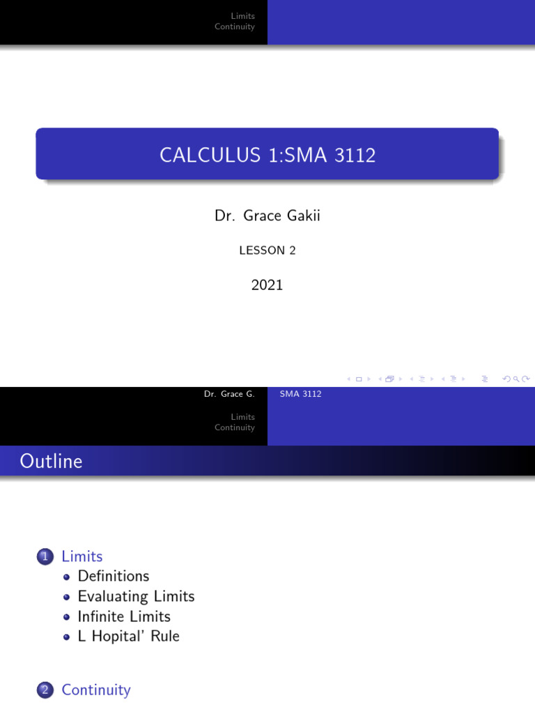 Calculus 1 Lesson 2 | PDF | Mathematical Logic | Algebra