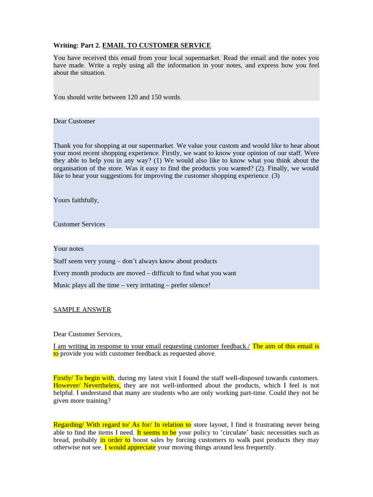 Part 2 - WRITING SAMPLE | PDF | Career & Growth