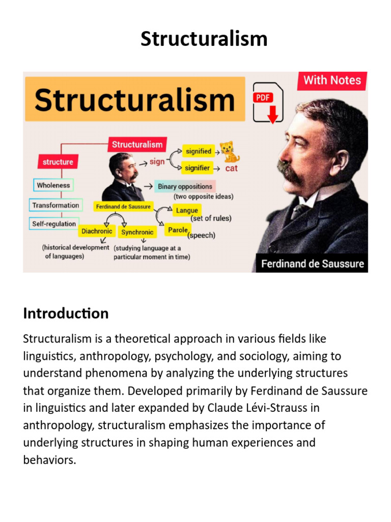 Structuralism-1 | PDF | Linguistics | Cognitive Science